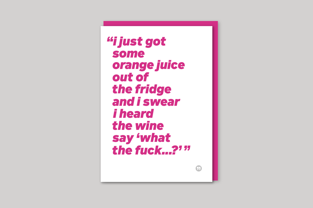 Orange juice Greeting Card | Icon