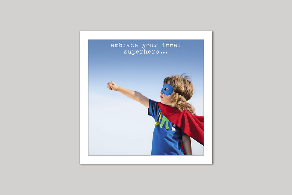 Inner Superhero Greeting Card | Icon
