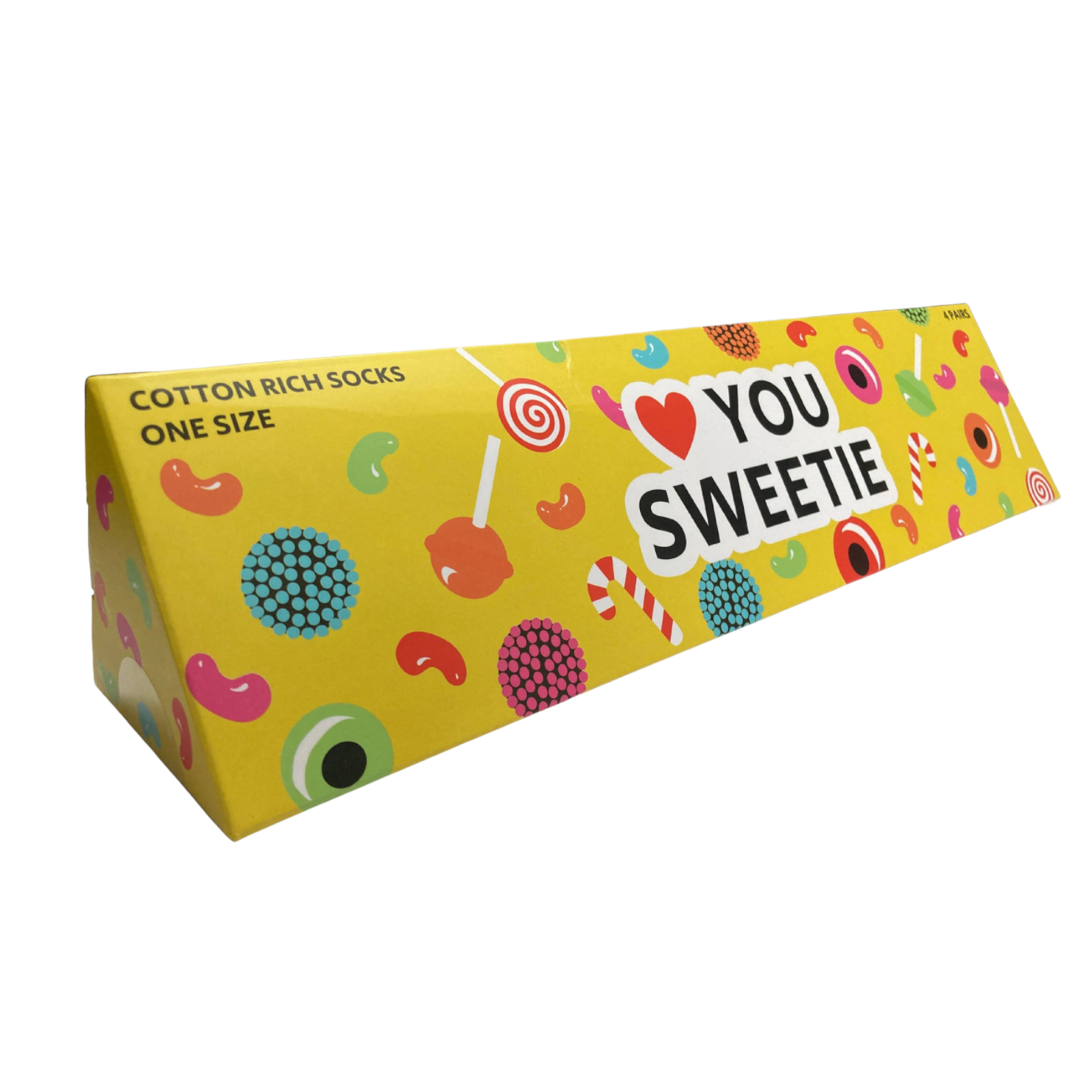 Novelty Sweetie Socks | 4 Pairs Of Candy Themed Socks In A Fun Gift Box ...