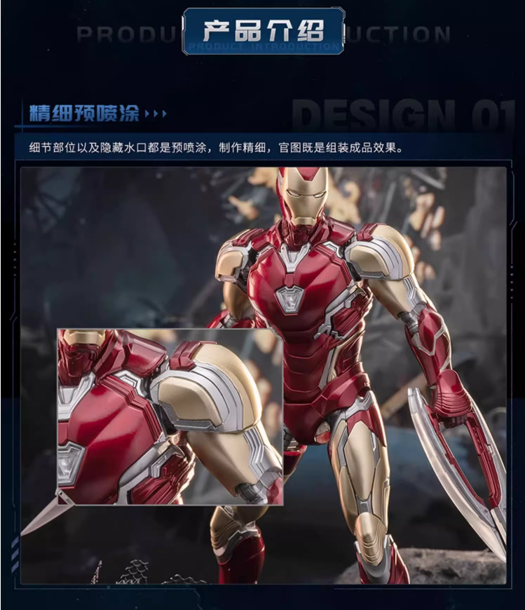 Morstorm 1/14 Marvel Avenger Iron Man MK85