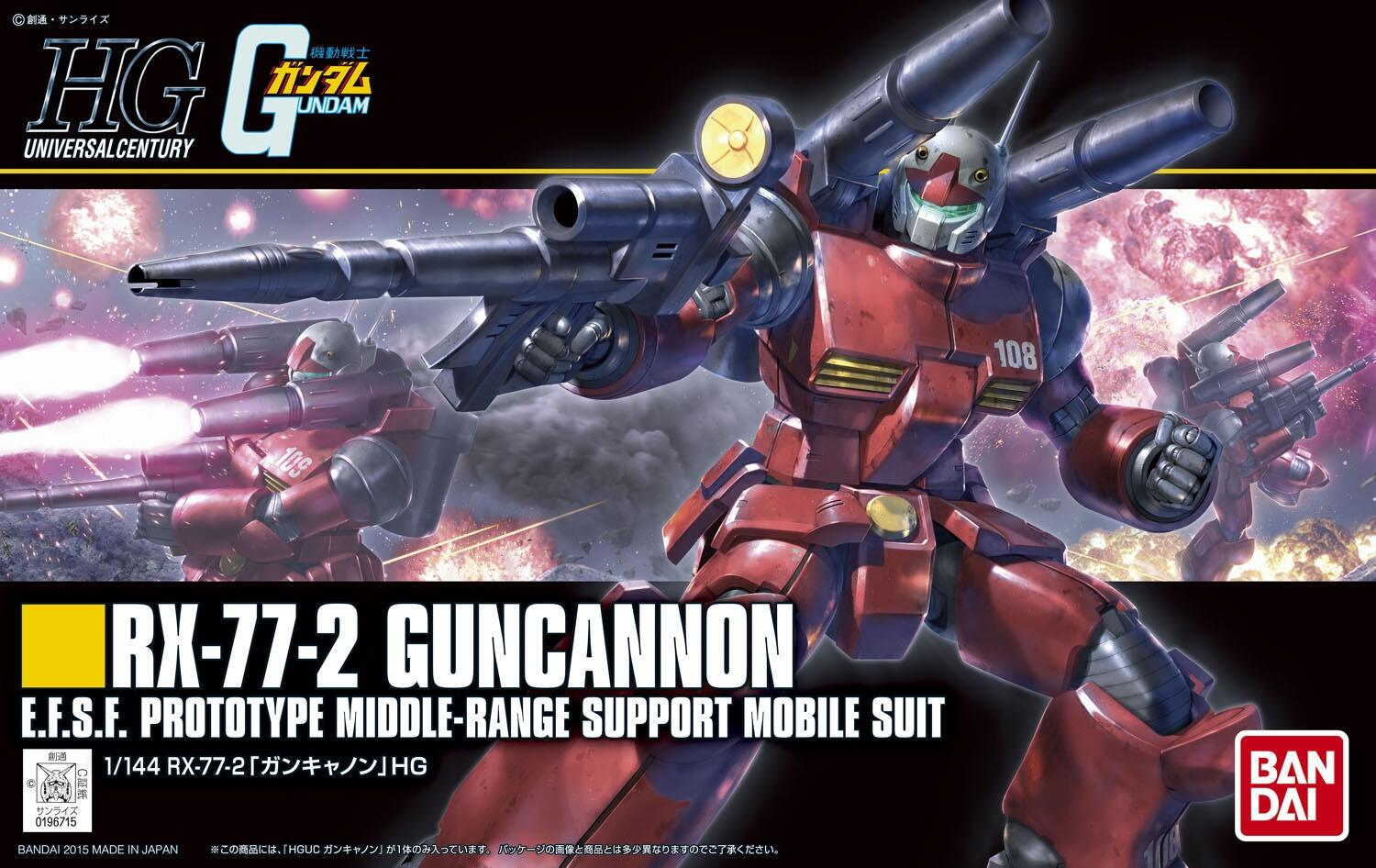 HGUC 1/144 RX-77-2 Guncannon Revive