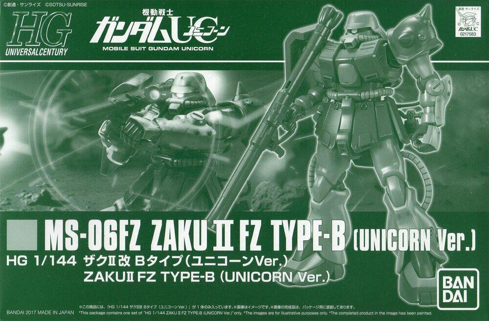 HGUC 1/144 MS-06FZ Zaku II FZ Type-B (Unicorn Ver.)