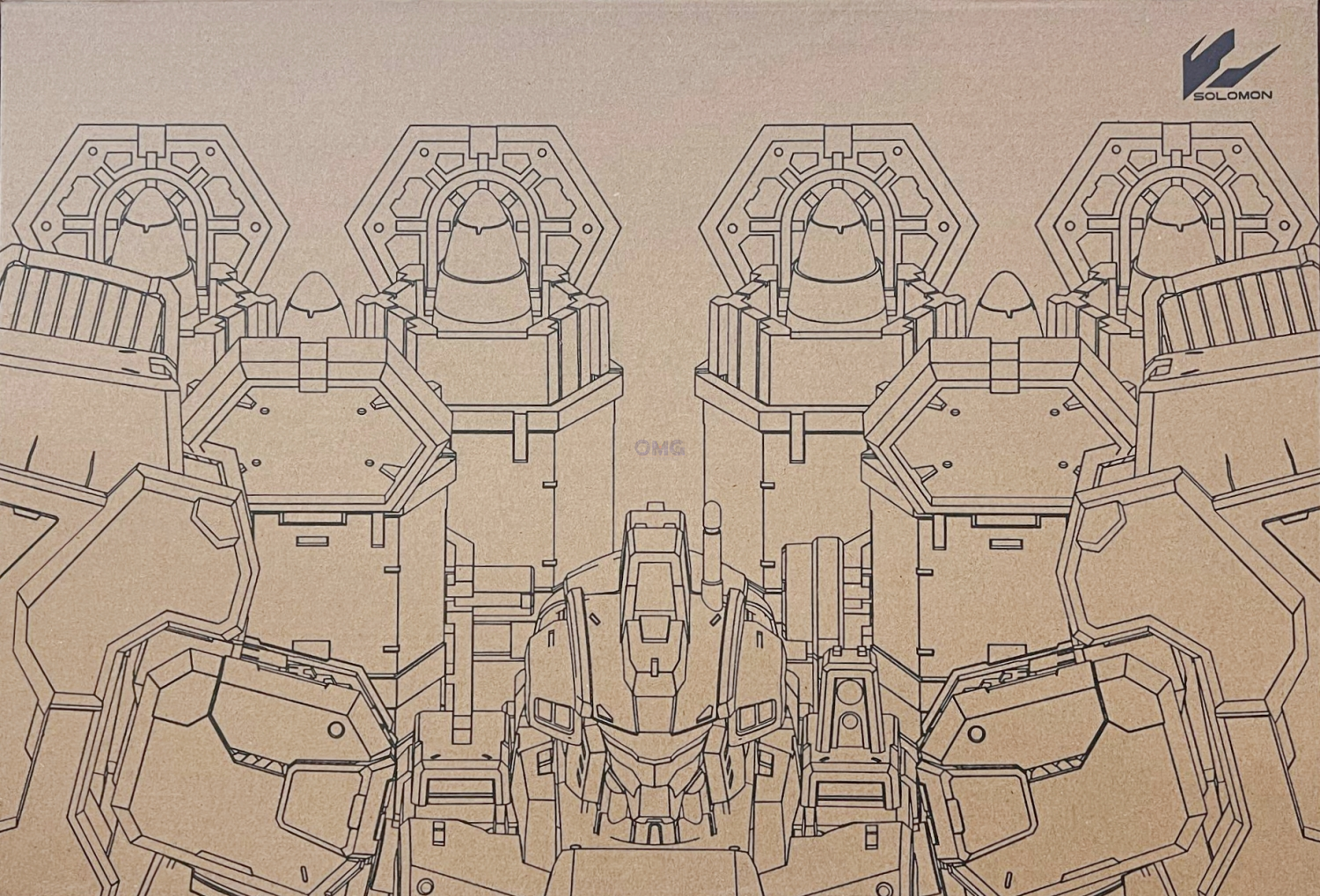Solomon 1/100 Physalis GP02 MLRS Option Pack + Clear Armor Parts