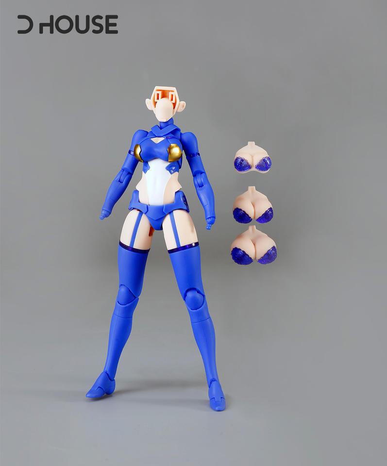 D House - 1/12 Body Upgrade Part for Megami Device (Blue)