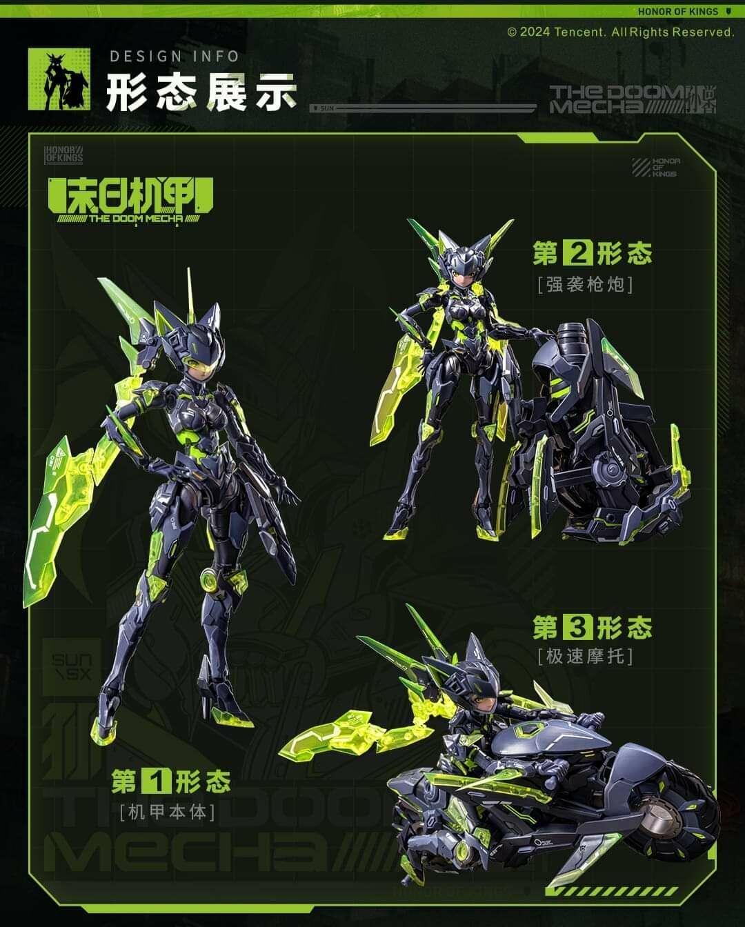 Nuclear Gold Reconstruction - 1/12 Honor of Kings Lady Sun