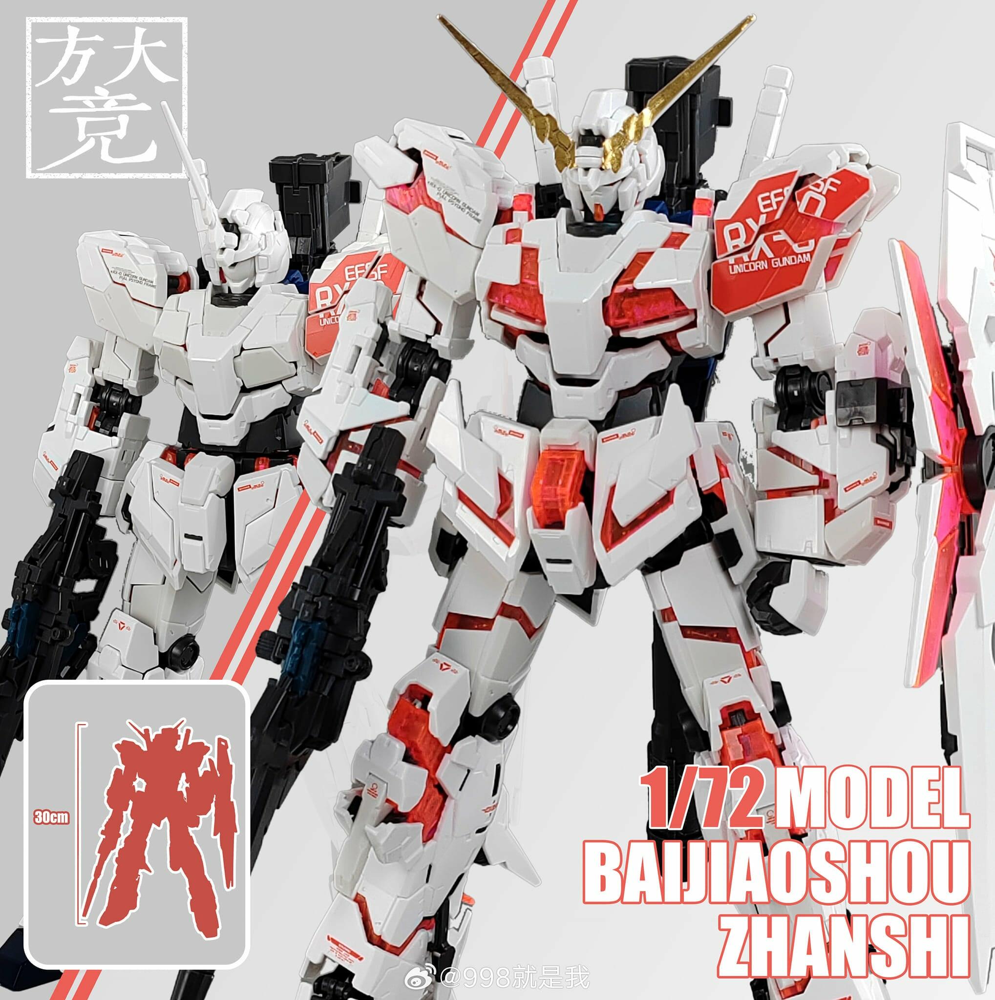 Fangdajing 1/72 Unicorn Gundam