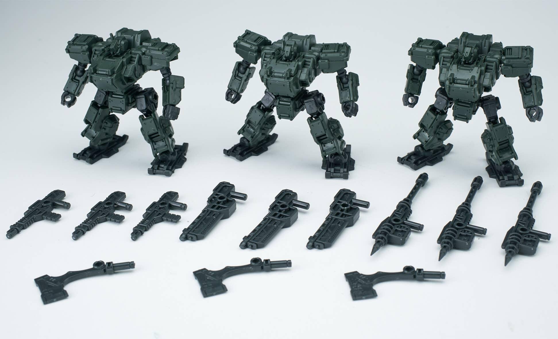 Sheik Mainland - 3 Min Project - 1/60 MUS-A4 Fortishield (Green) (Set of 3)