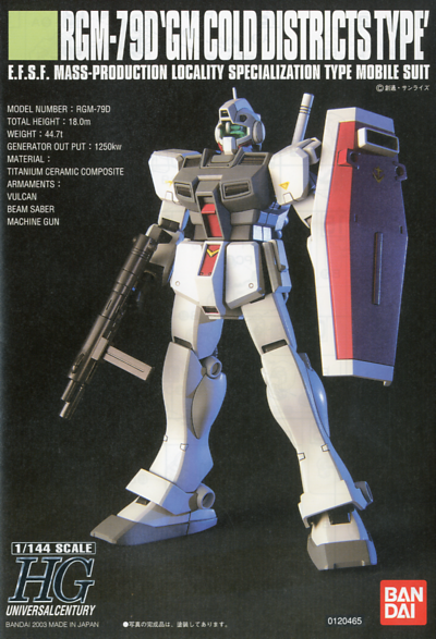 HGUC 1/144 RGM-79D GM Cold Districts Type