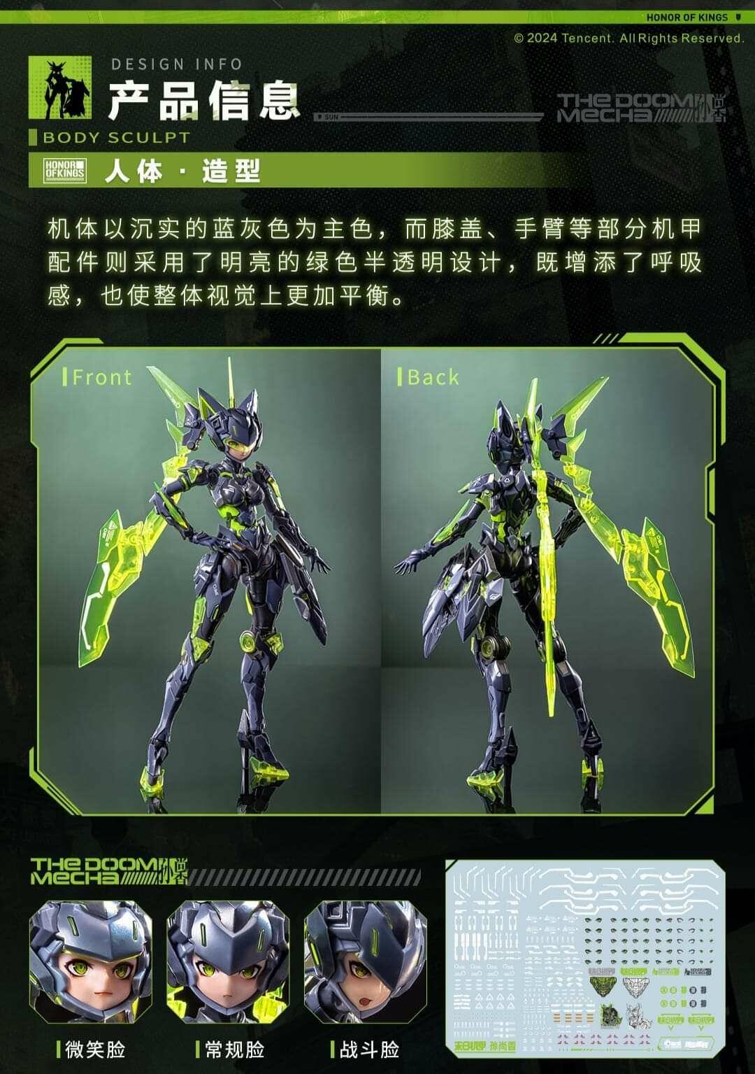 Nuclear Gold Reconstruction - 1/12 Honor of Kings Lady Sun