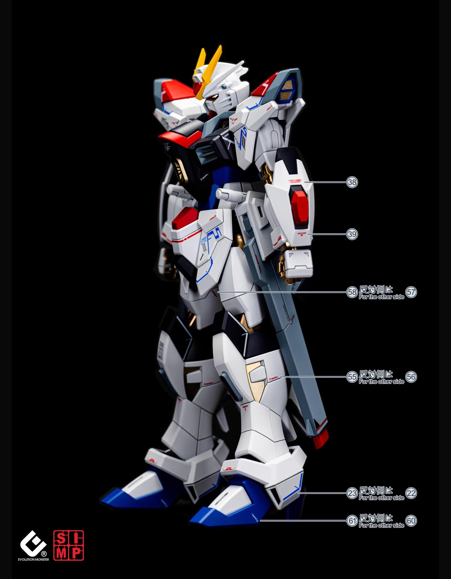 EVO Water Decal - HG 1/144 Mighty Strike Freedom Gundam