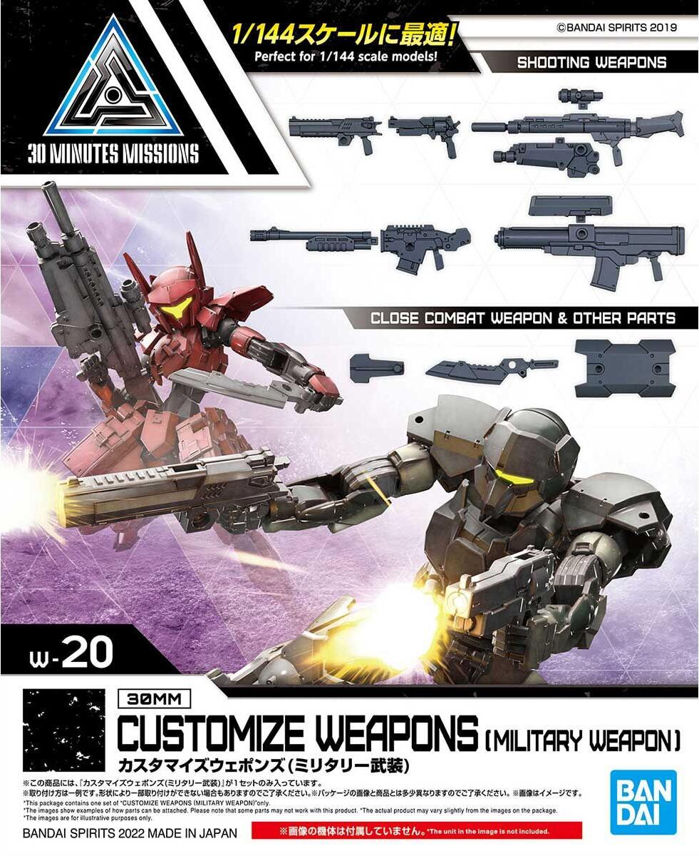 30MM 1/144 Customize Weapons (Military Unit)