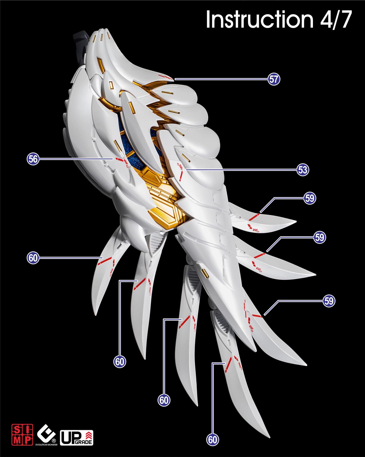 EVO Water Decal - MGSD Wing Gundam Zero EW (Fluorescence)