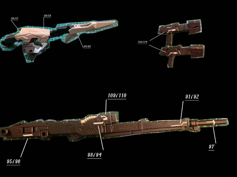 Snow Flame Water Decal - MG 1/100 FIX Wing Snow White