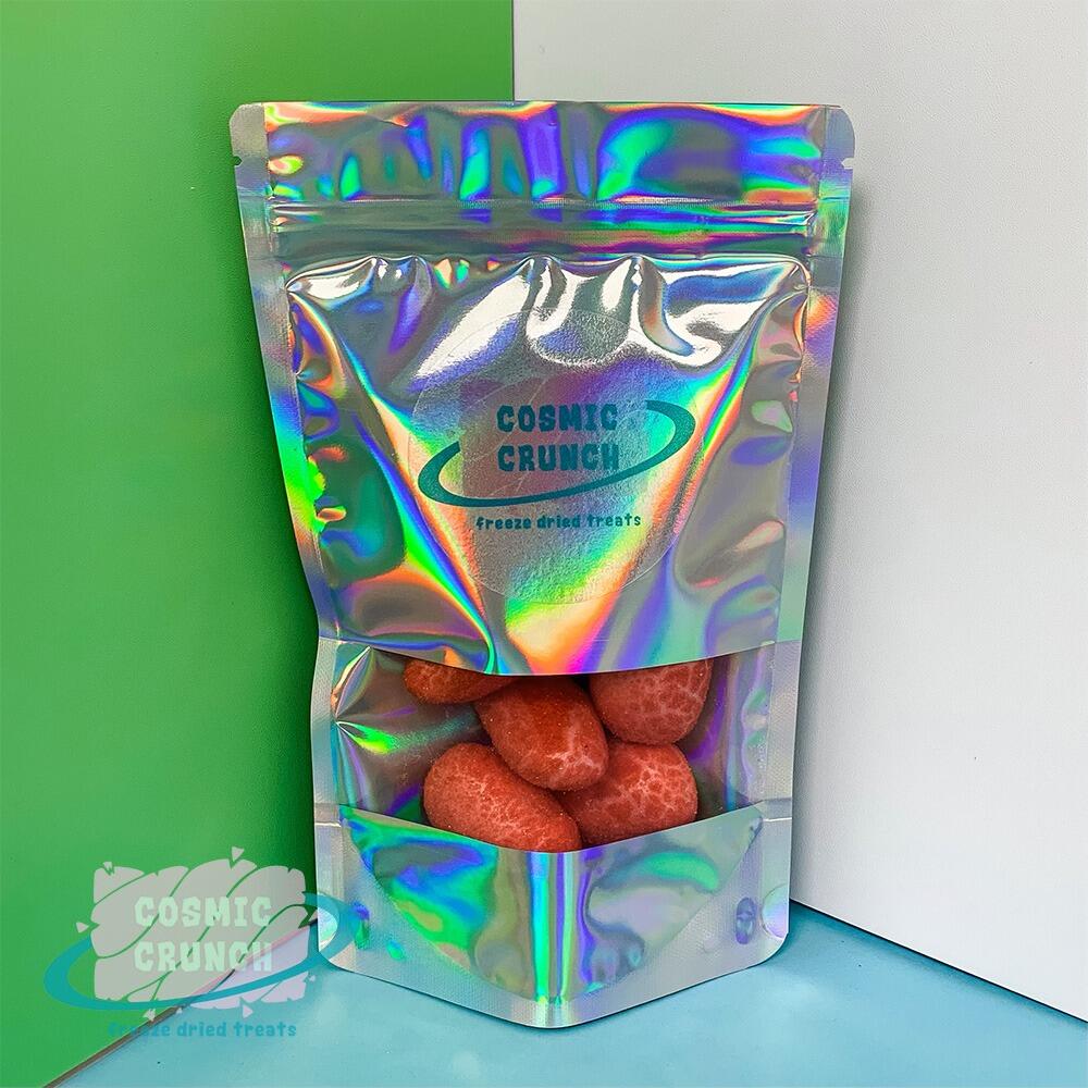Freeze Dried Strawberry Crunchy Foam Bites | Cosmic Crunch