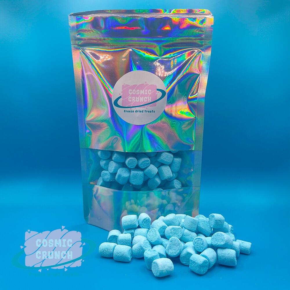 Freeze Dried Blue Mini Marshmallows | Cosmic Crunch