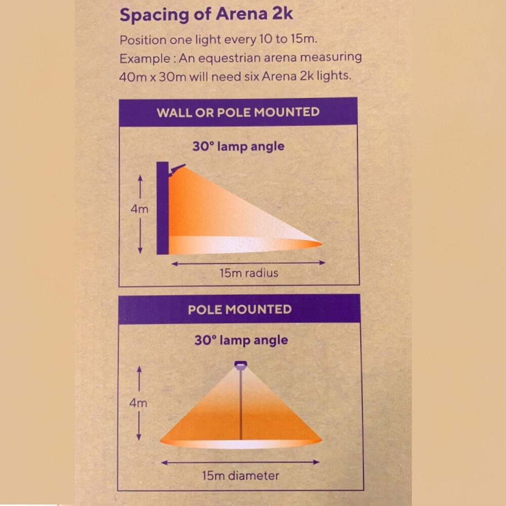 Arena 2K Solar Powered Flood Light | PowerShackShop