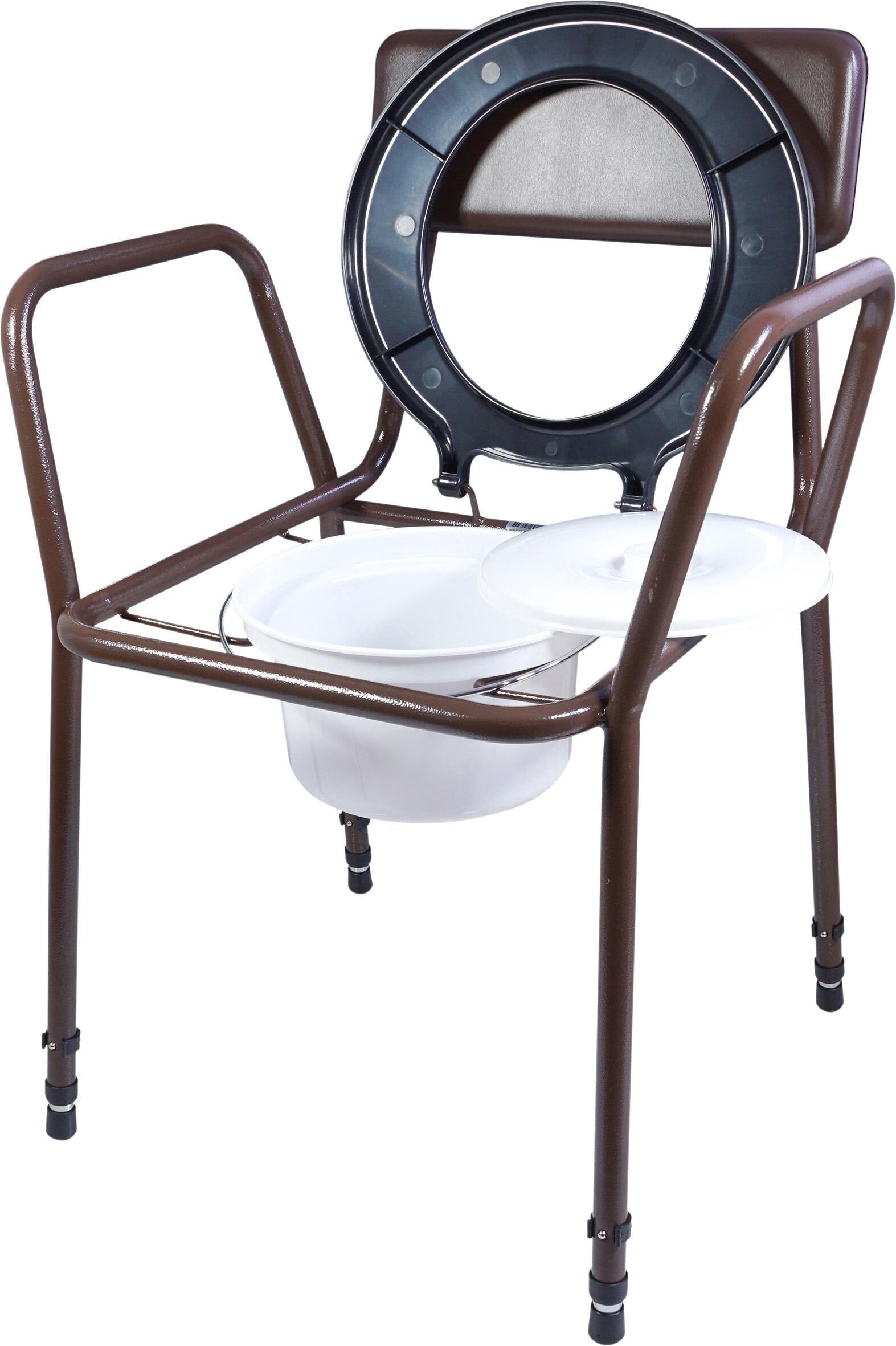 Height Adjustable Stacking Commode Chair | Toileting Aids | Care Home ...