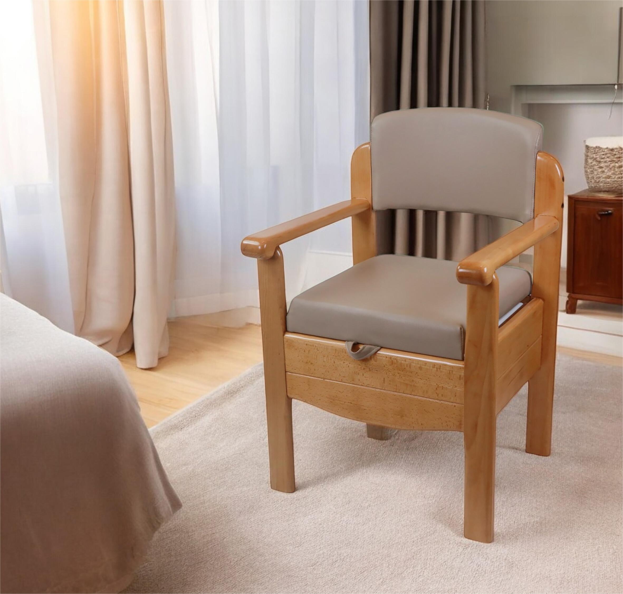 Luxury Wooden Commode | Care Home Medical Products