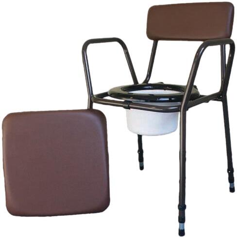 Essex Height Adjustable Commode Chair | Care Home Medical Products
