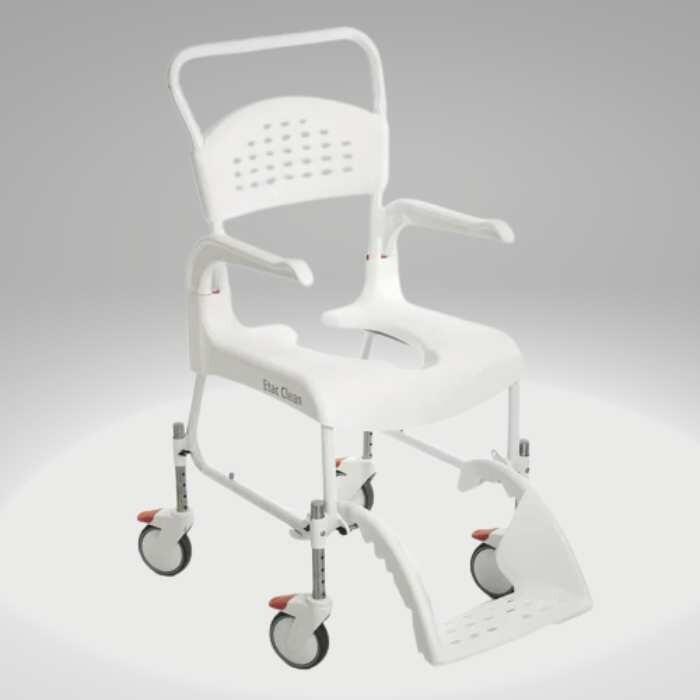 Etac Clean Height Adjustable Commode Chair | Care Home Medical Products