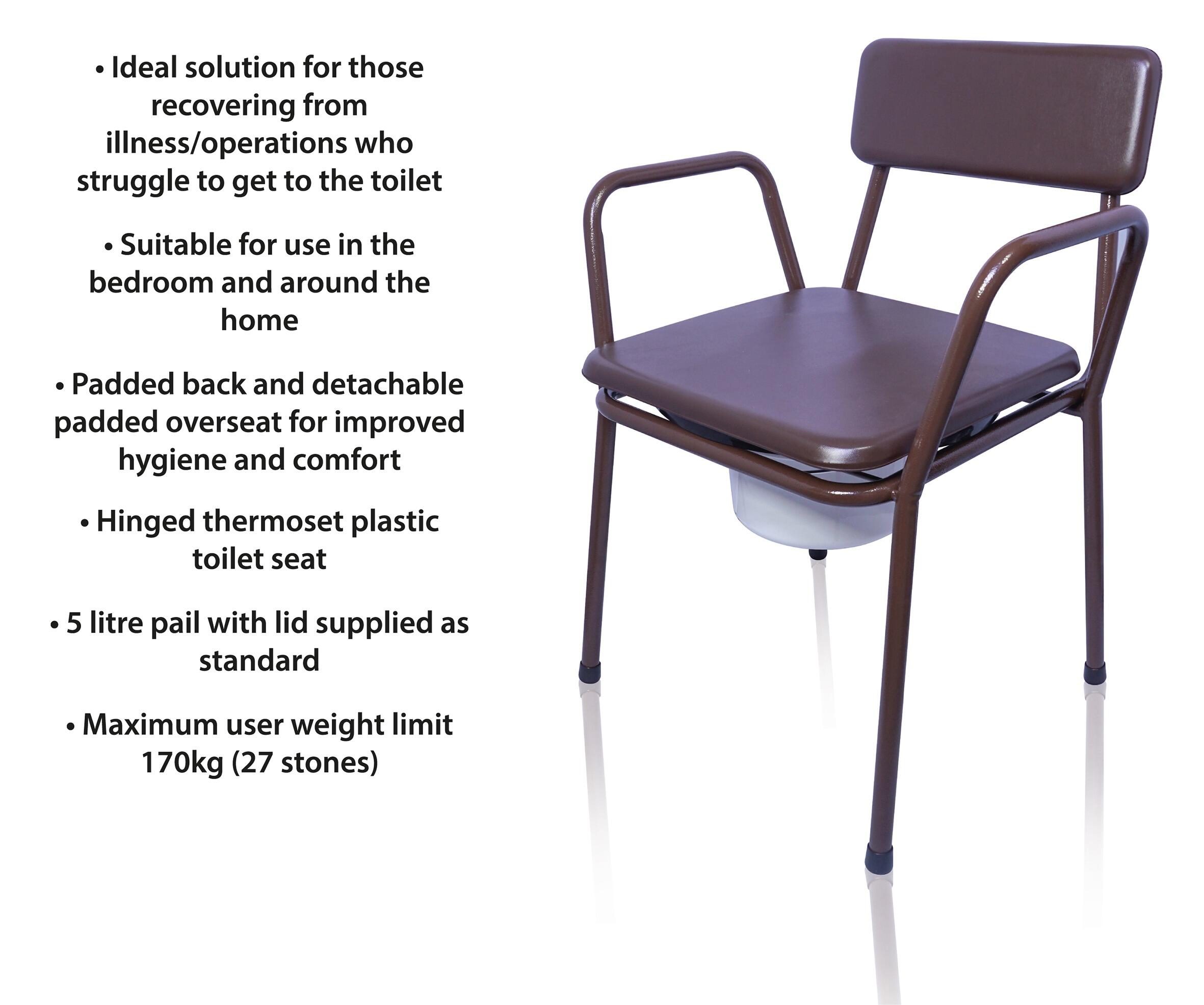 Bedside Commode Chair | Toileting Aids | Care Home Medical
