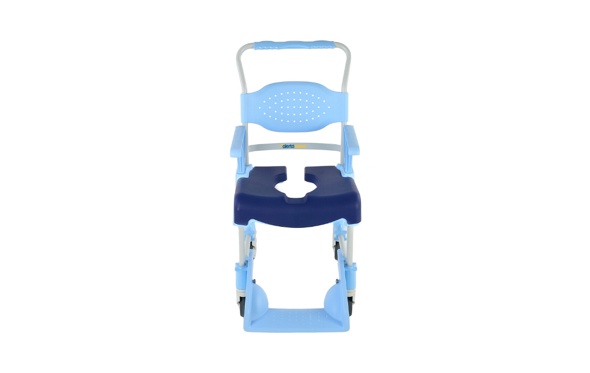 Alerta Aqua Shower Commode Chair - Self-Propelled | Care Home Medical ...