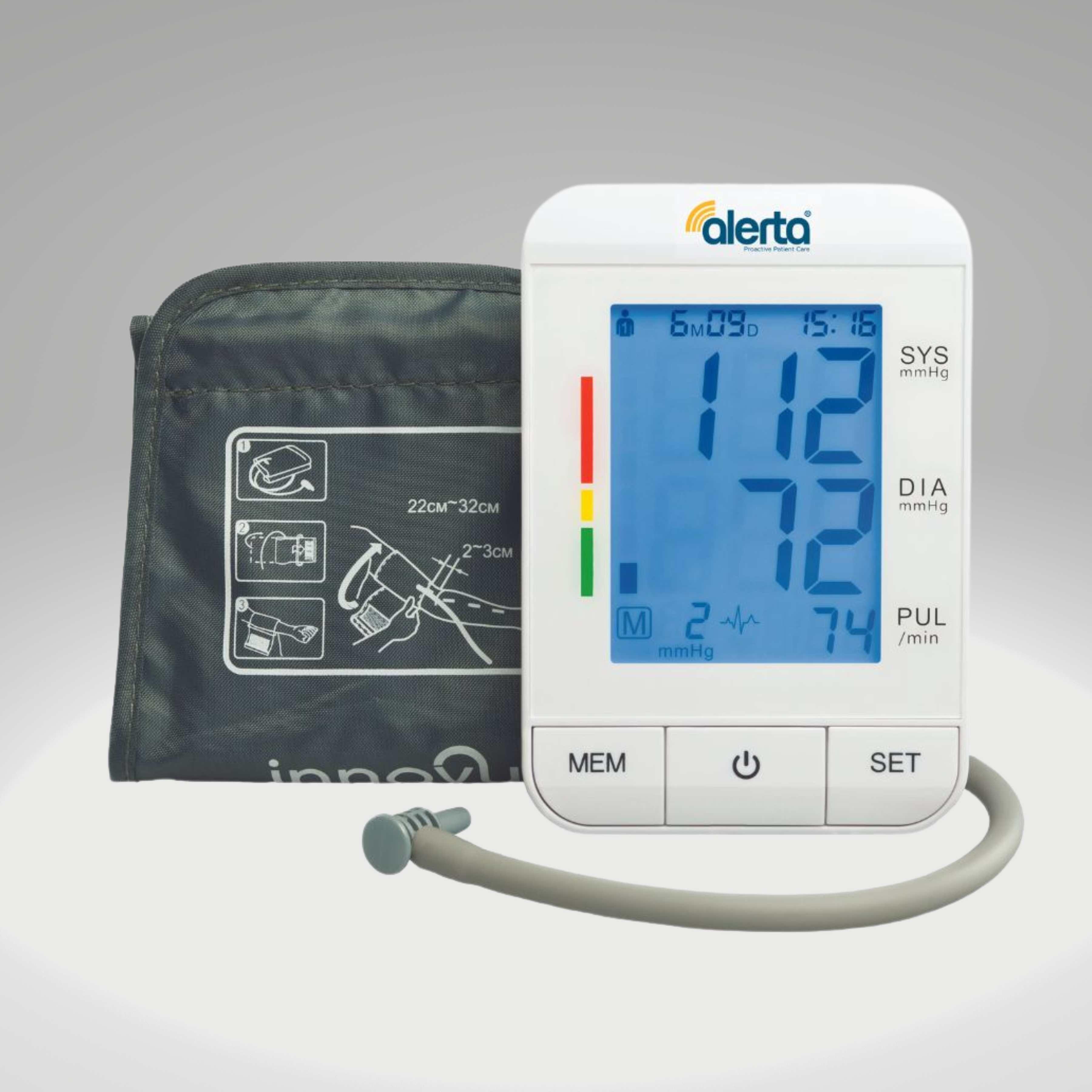 Alerta Digital Blood Pressure Monitor | Medical Diagnostics | Care Home ...