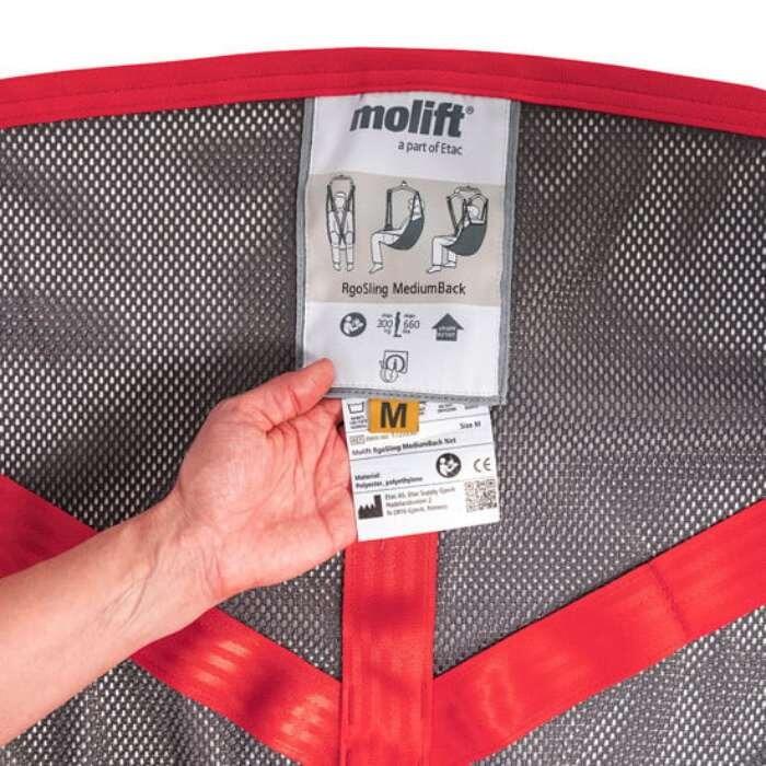 Molift RgoSling MediumBack Net | Care Home Medical Products