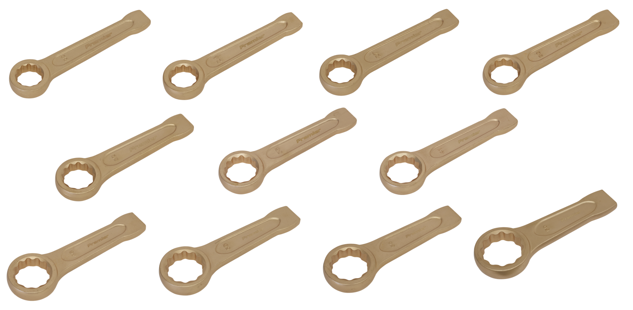 Ring End Non-sparking Slogging Spanners / Size