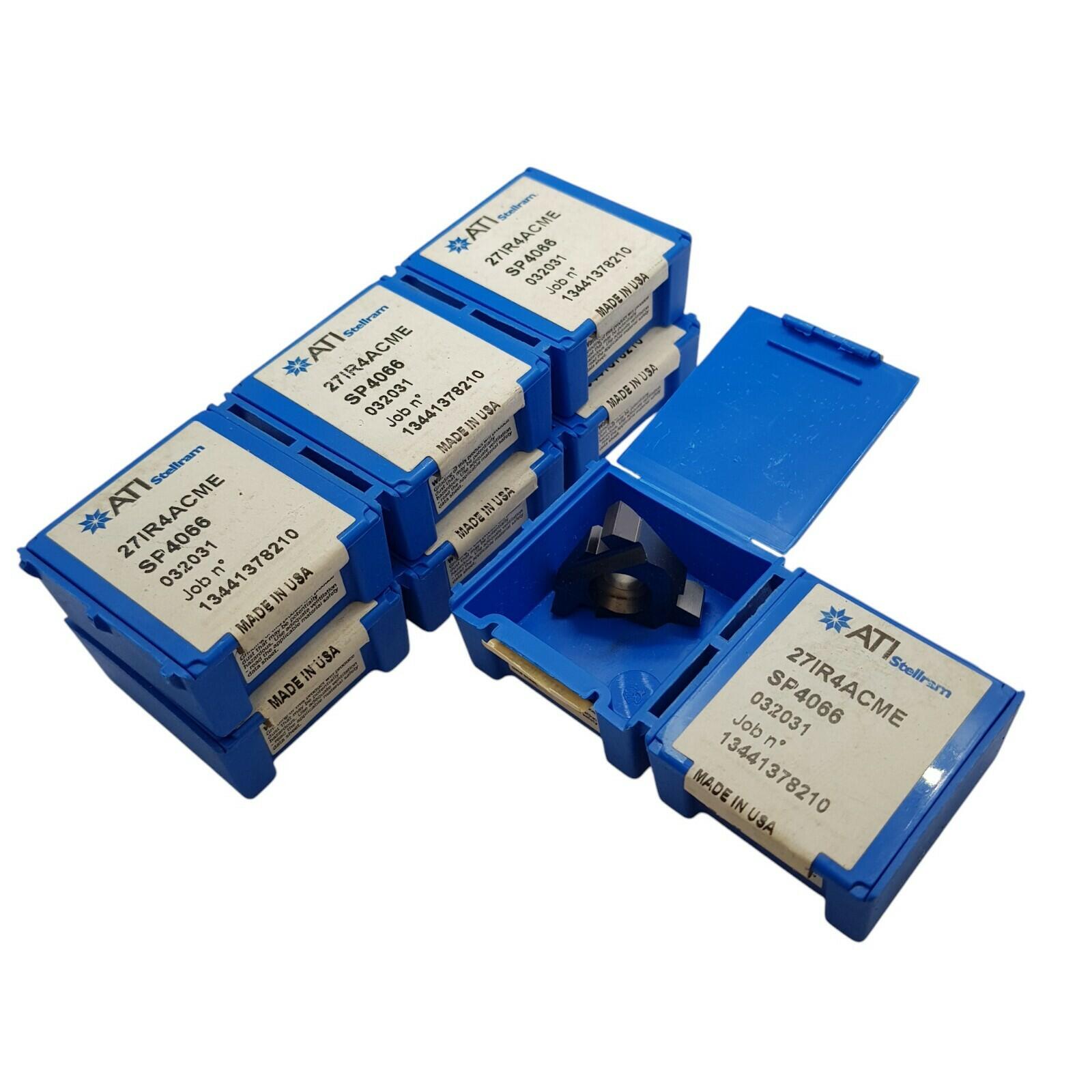 x2 ATI Stellram Carbide Threading Insert 27IR 4ACME SP4066 27mm IZ6