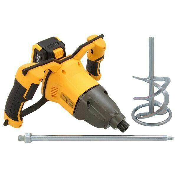 Cordless Plaster Paddle Mixer 20V Li-ion Brushless