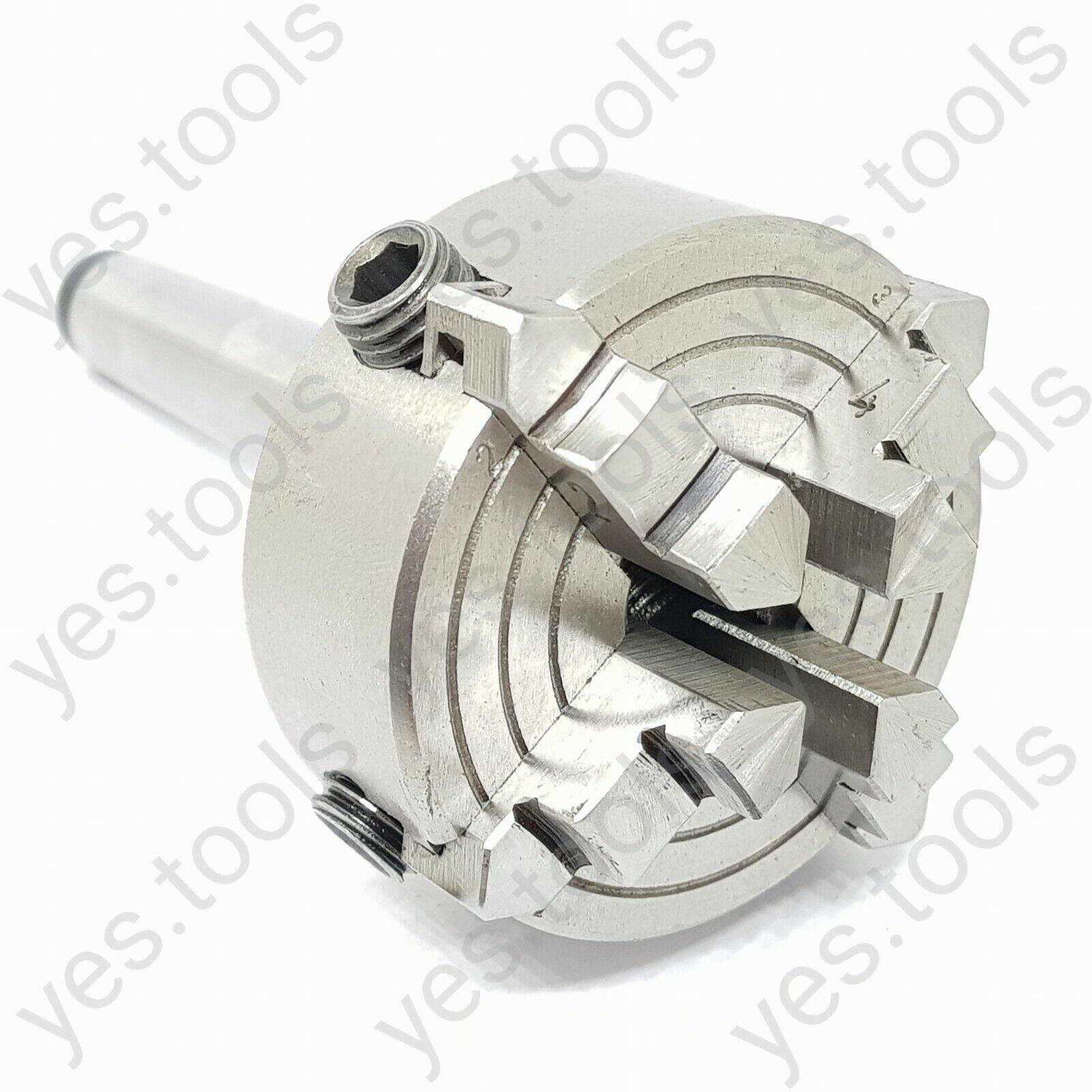 Mini Lathe Chuck 4 Jaw Independent 65mm MT 1 2 3 Engineers Watch Makers