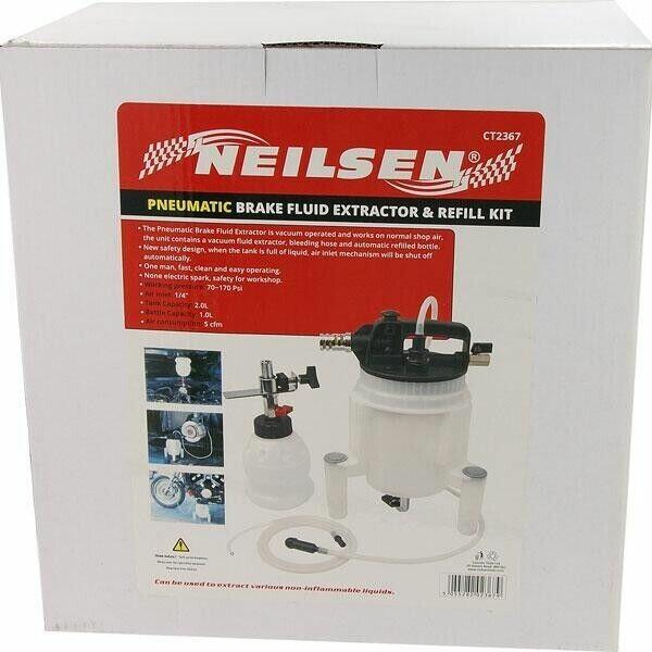 Brake Fluid Extractor & Refill Kit Professional Brake Vacuum Pump ...