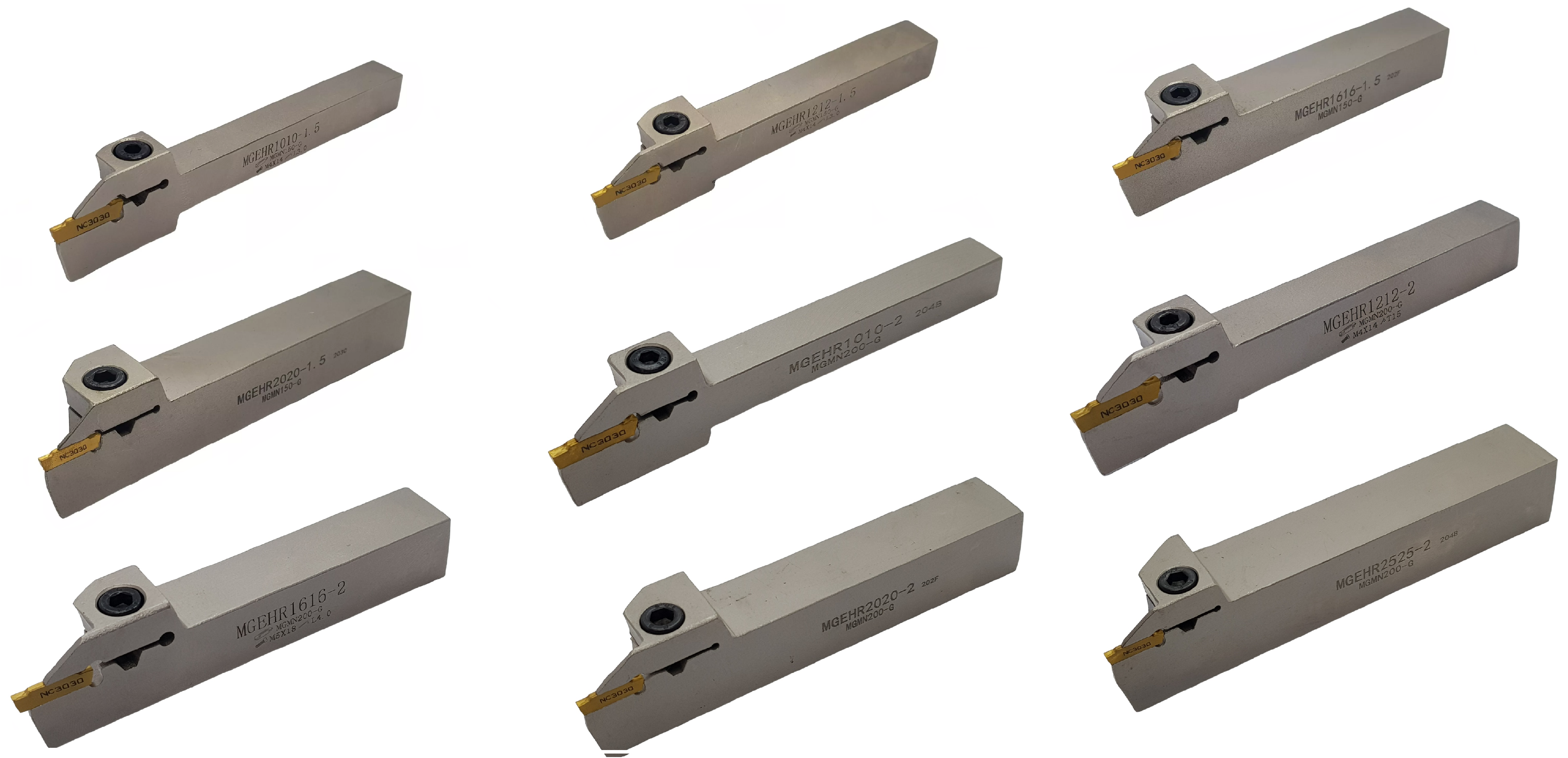 Selection of Right Hand Parting Off Tools with Carbide Inserts 10, 12 ...