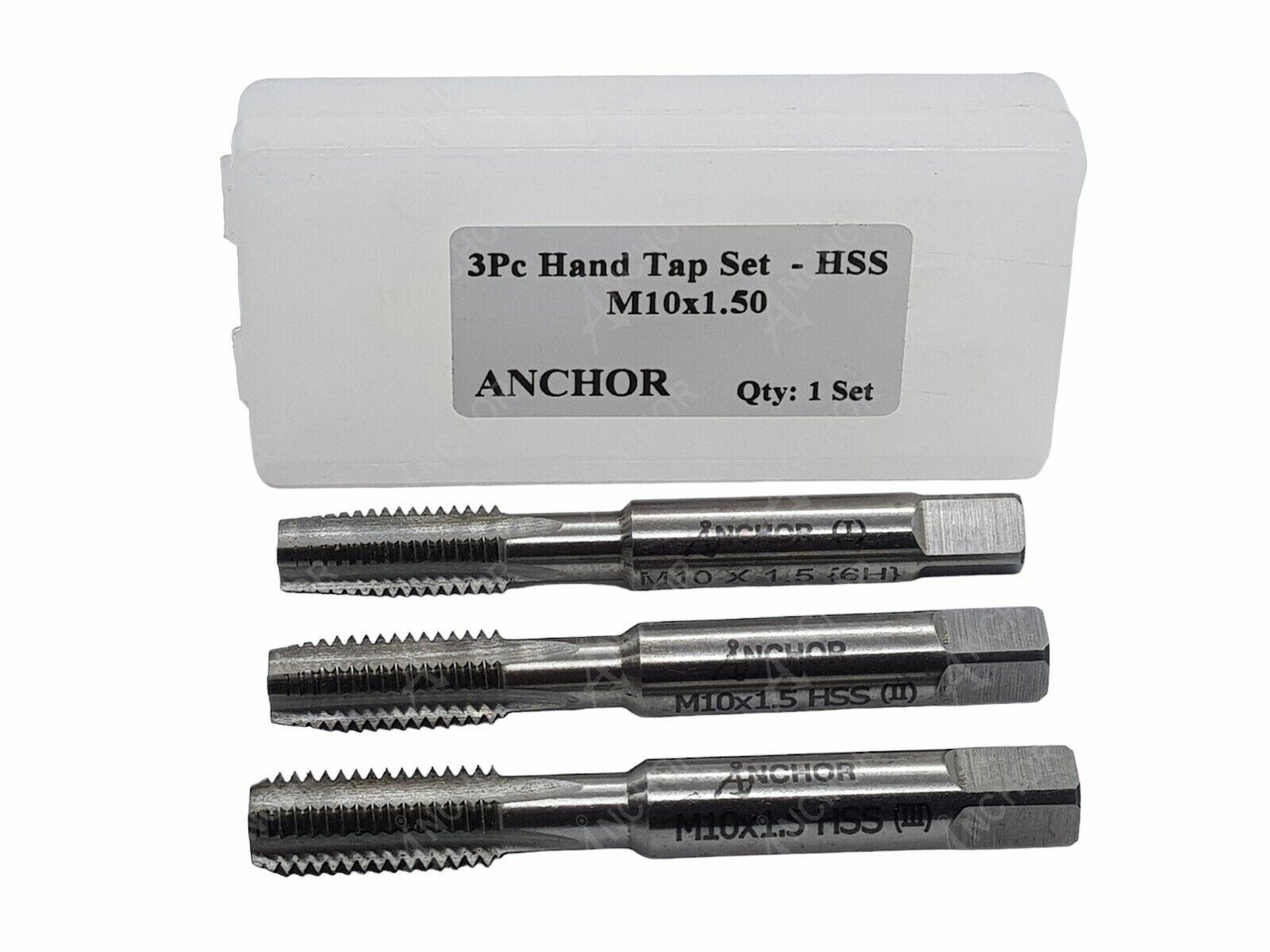 HSS M10 X 1.5 Tap Threading Tap Set Anchor Uk