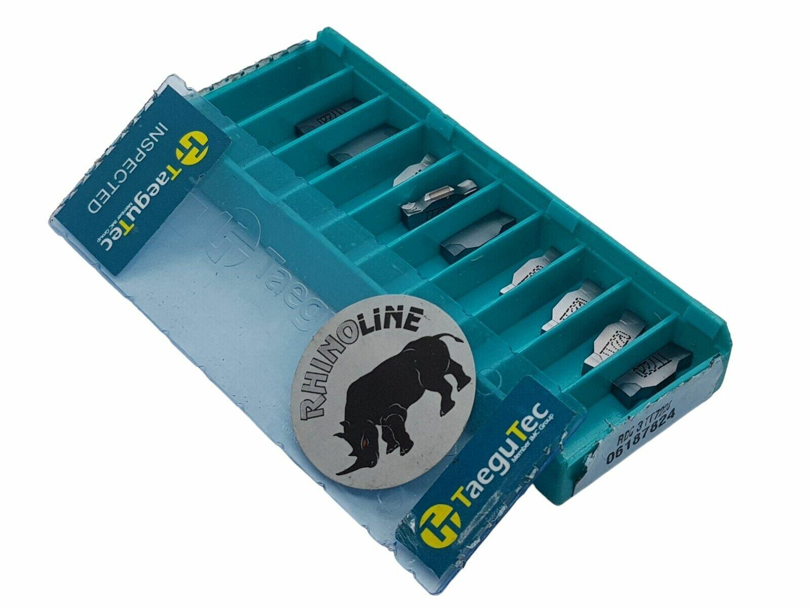 x10 TaeguTec Carbide Inserts Parting Off RDC 3 TT7220 Tips IS6