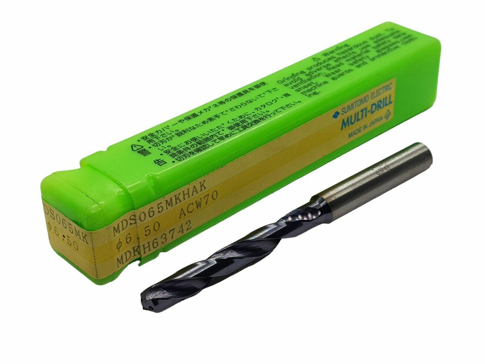 Sumitomo 6.50mm Solid Carbide Cnc Drill GSX Series