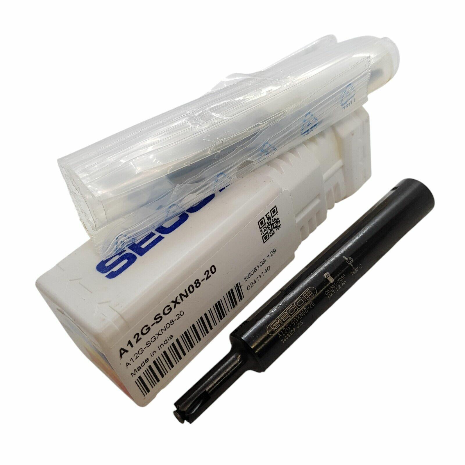 Seco A12g-sgxn08-20 Mini-shaft Grooving Threading