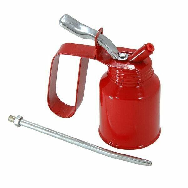 Oil Can 1/4 Pint Garage Pump Thumb Lever Action