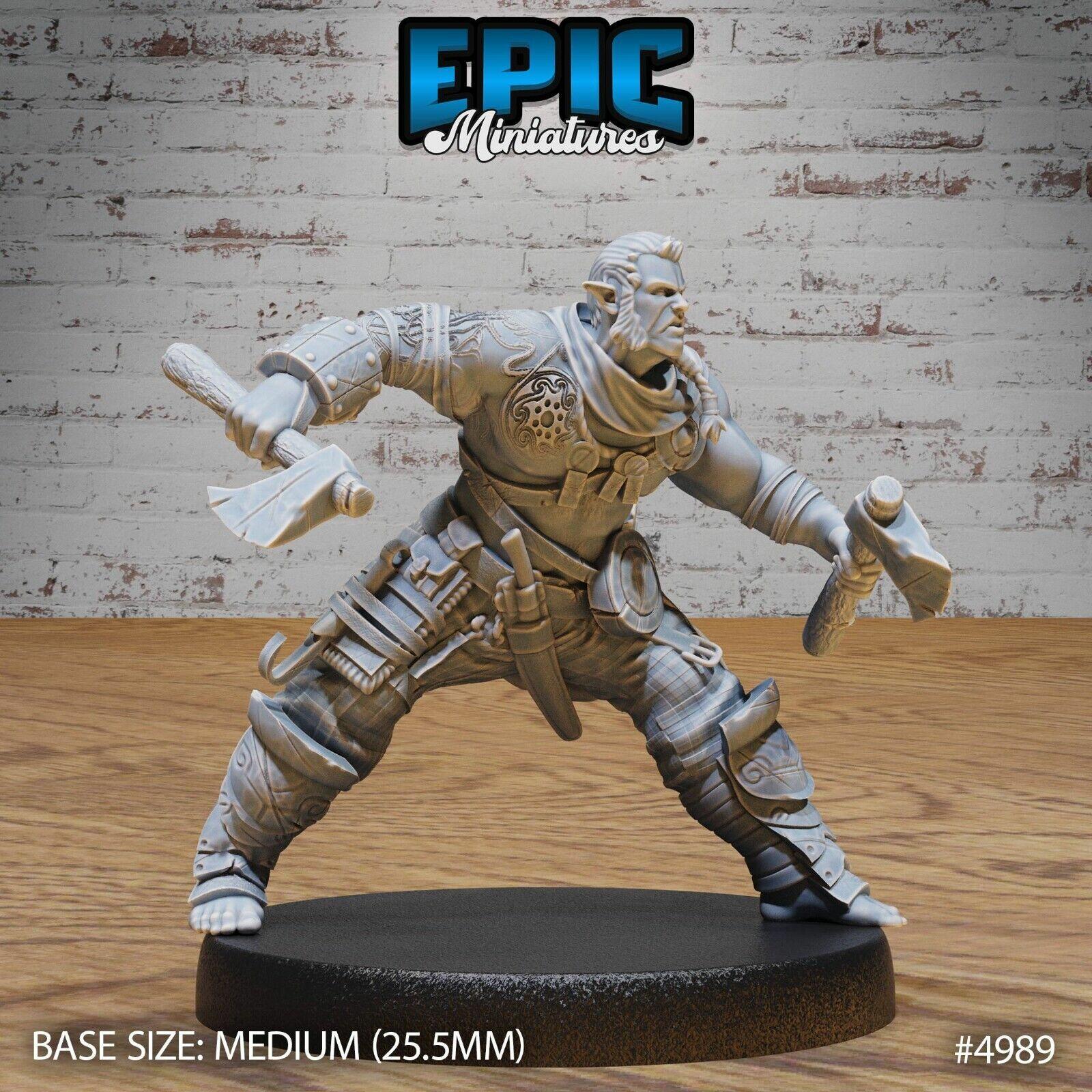 Half Orc Adventurer - Epic Miniatures