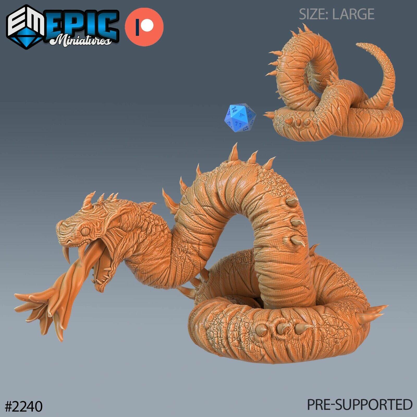 Giant Sand Snake - Epic Miniatures