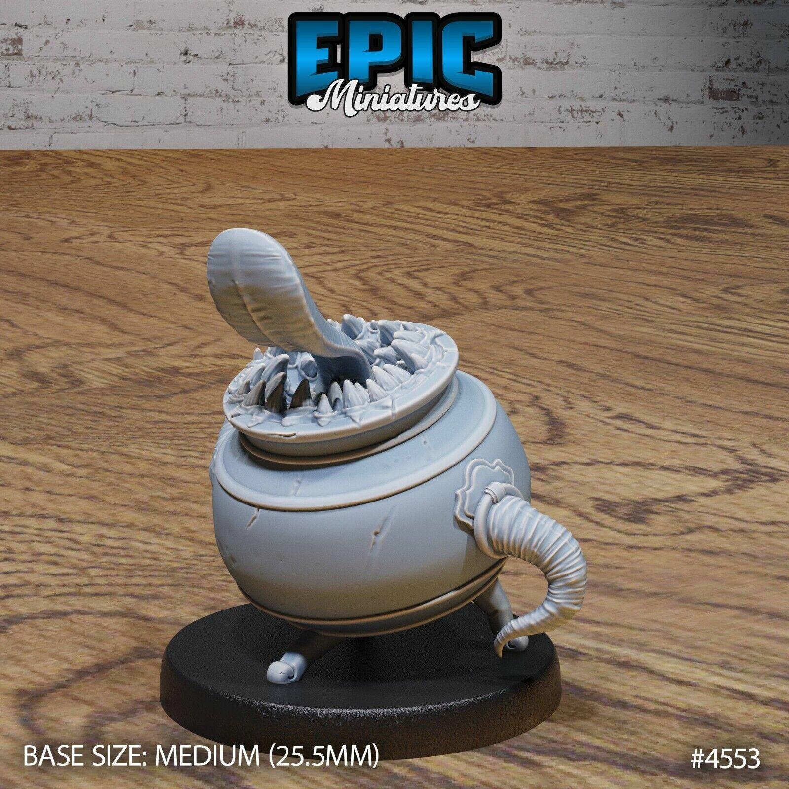 Epic Miniatures 28mm - Mimic Cauldron Dungeons and Dragons DnD Miniature