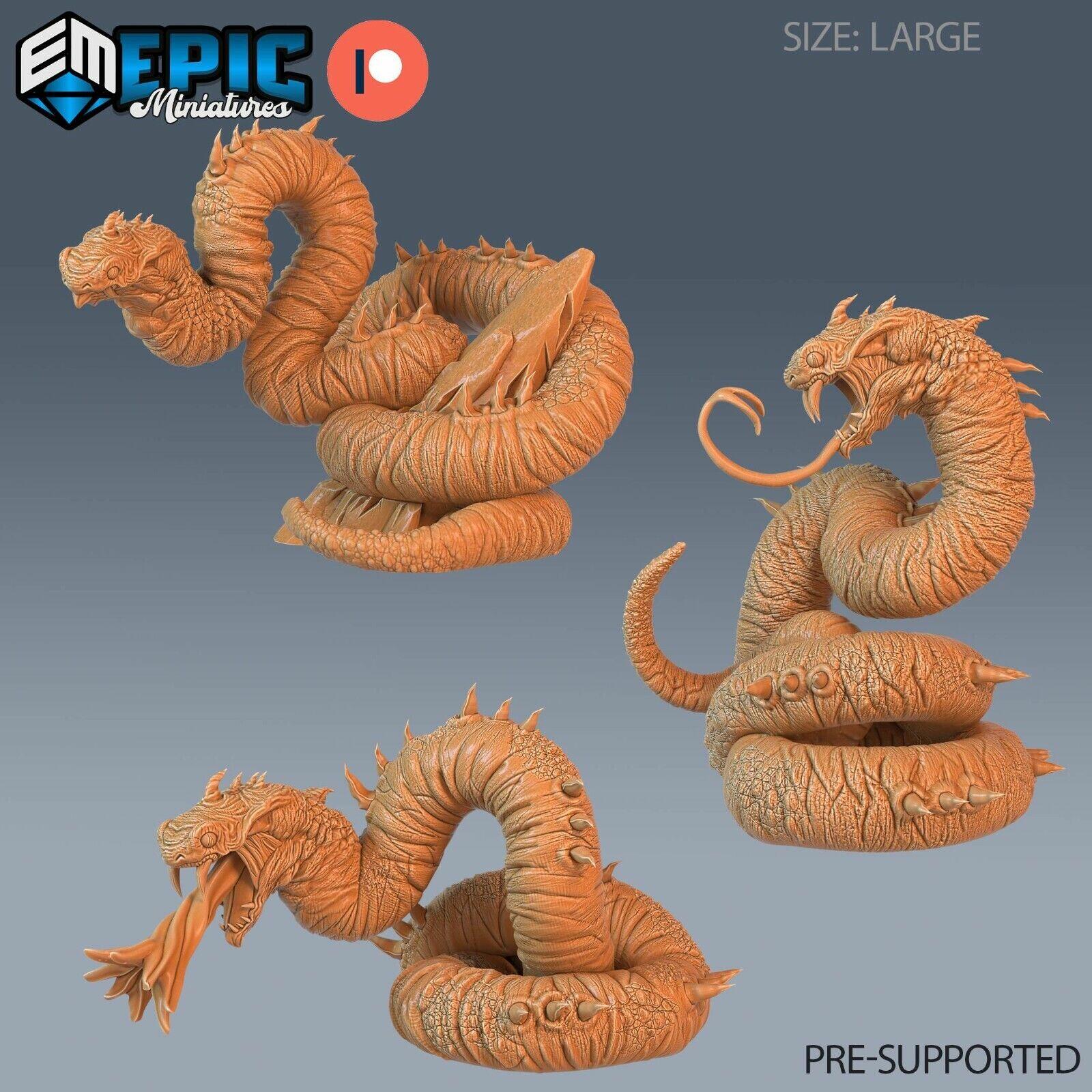 Giant Sand Snake - Epic Miniatures