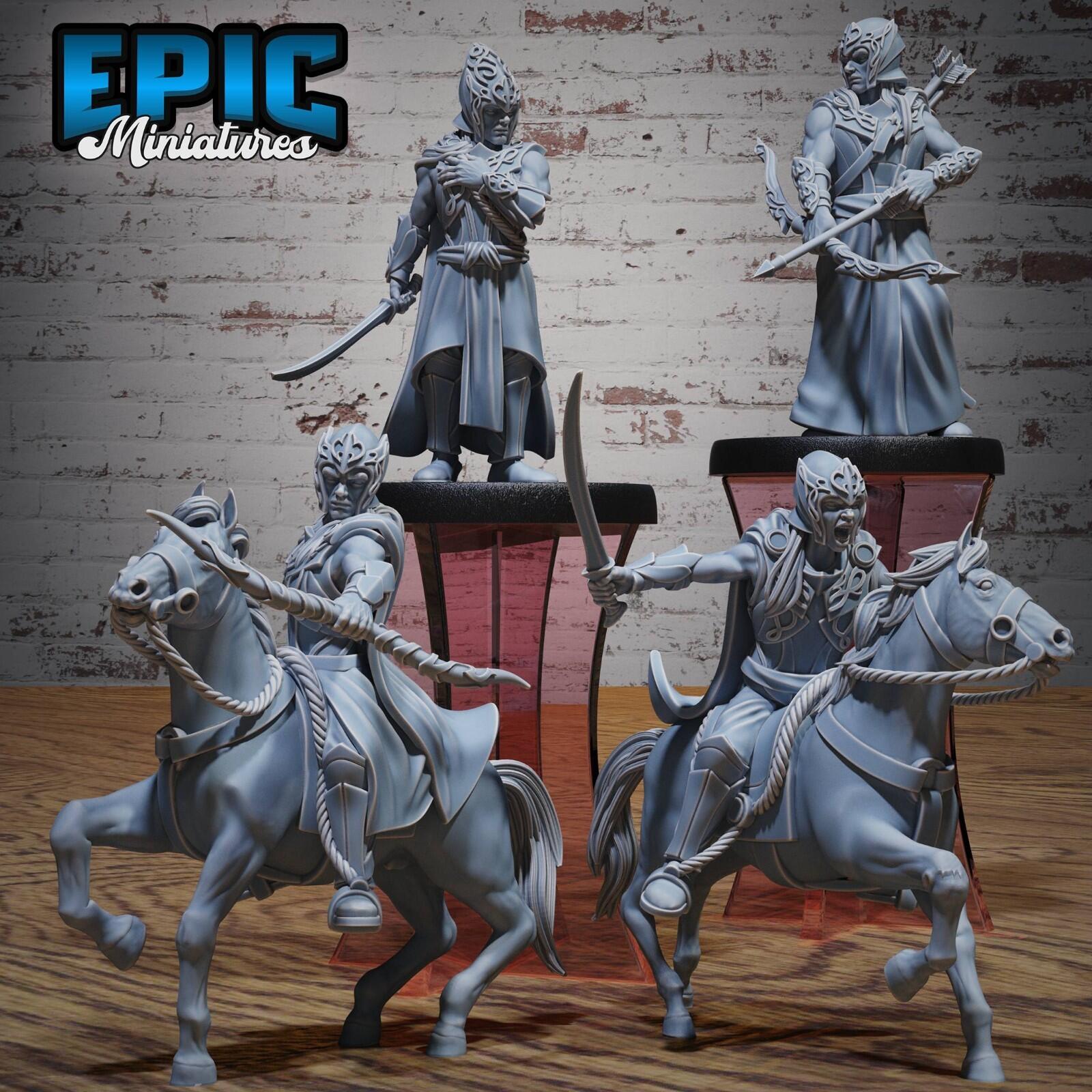 Elf Army Soldier Npcs Epic Miniatures