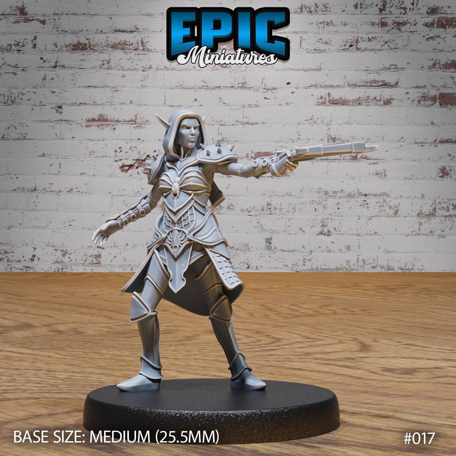Dark Elf Characters - Epic Miniatures