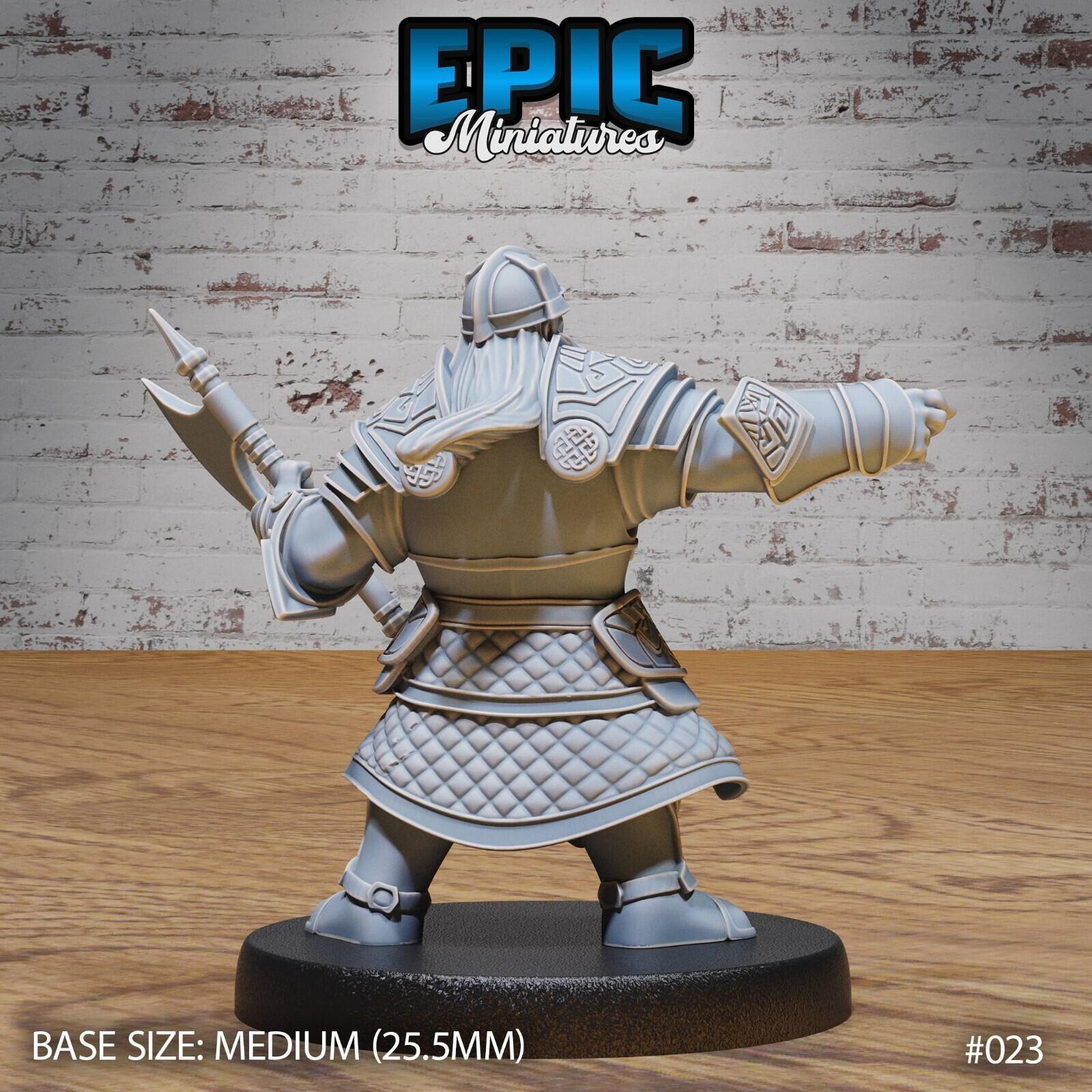 Dwarf Army Siege Man - Epic Miniatures