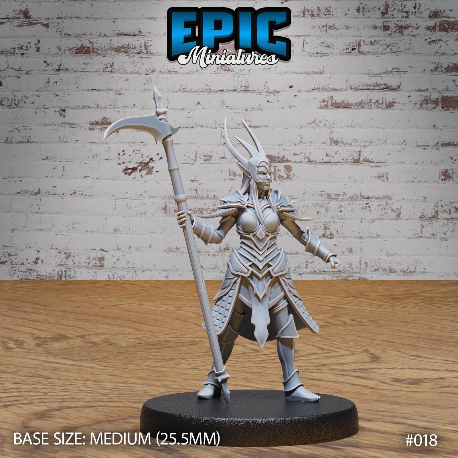 Dark Elf Characters - Epic Miniatures