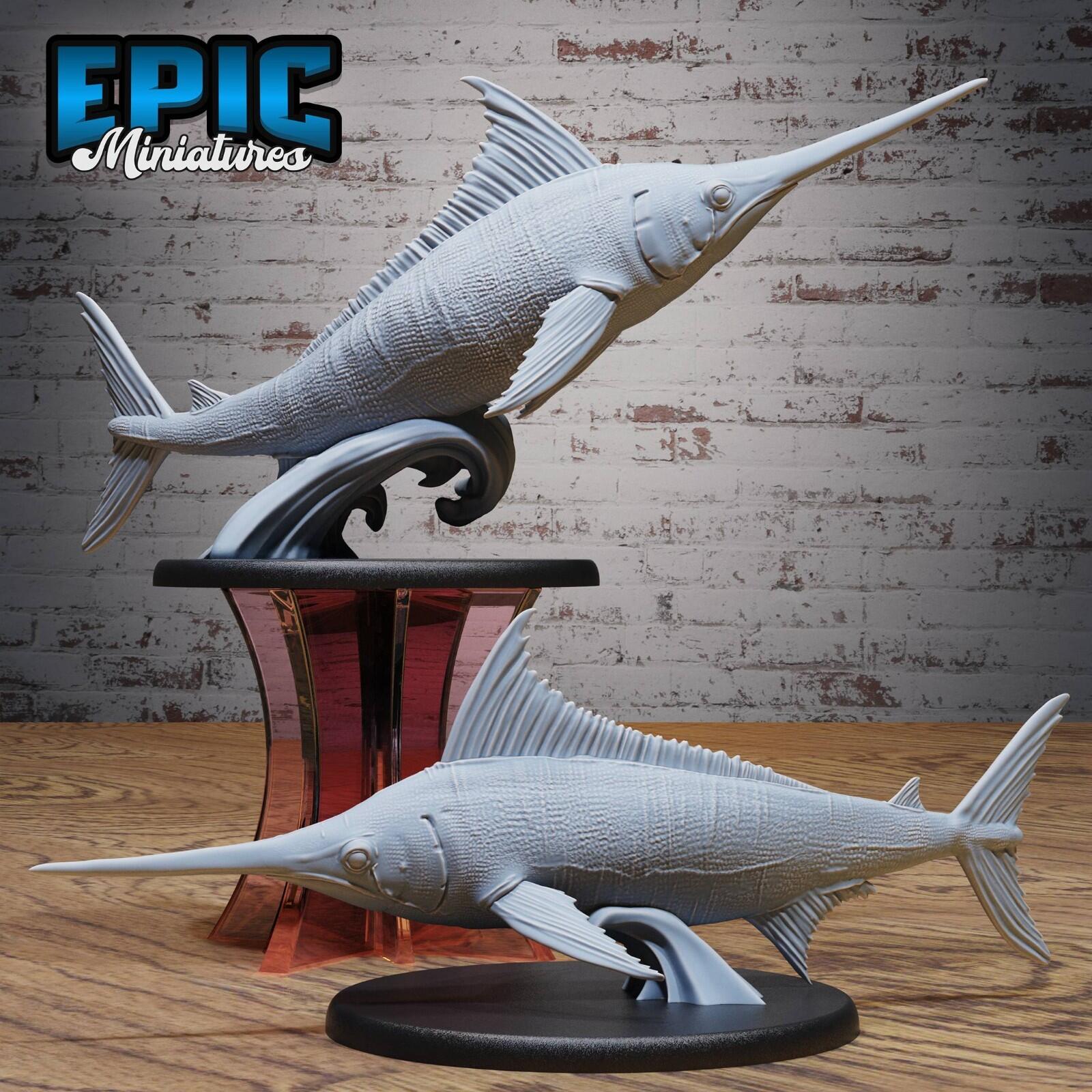 MARLIN SWORDFISH - Epic Miniatures