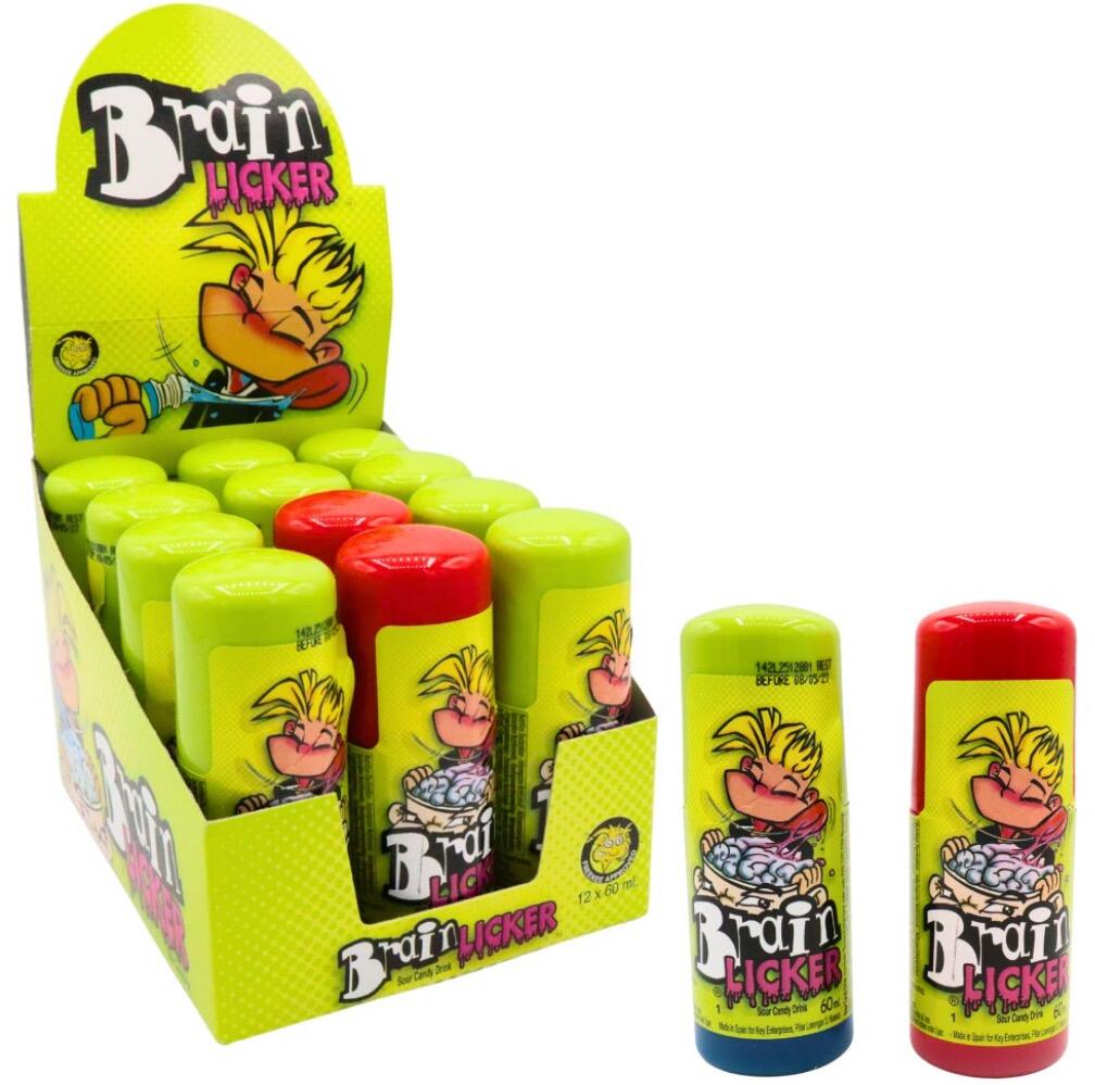 Brain Licker Blue Raspberry & Sour Strawberry Flavour Bottle 60ml