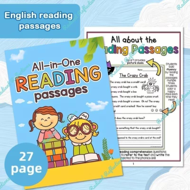 English Phonics Reading Comprehension Workbook – Early Learning ...